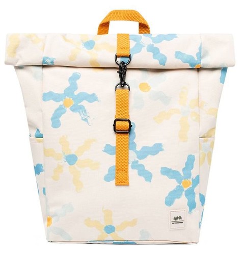 Lefrik Unisex Roll Mini Daisy Backpack - Cream/Blue/Yellow | eBay Australia