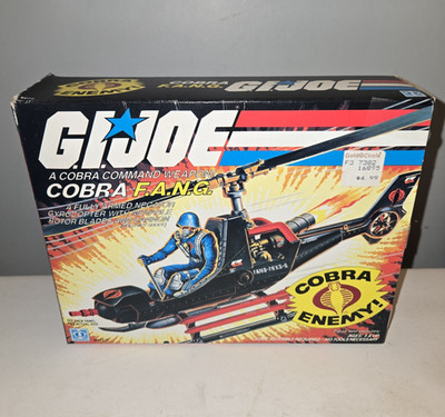 Vtg GI Joe Cobra F.A.N.G. Gyrocopter - BOX ONLY - 1983 Hasbro Original ...