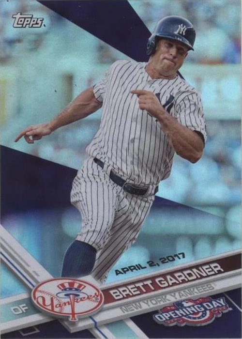 2017 Topps Opening Day - Brett Gardner #97 Purple for sale online | eBay