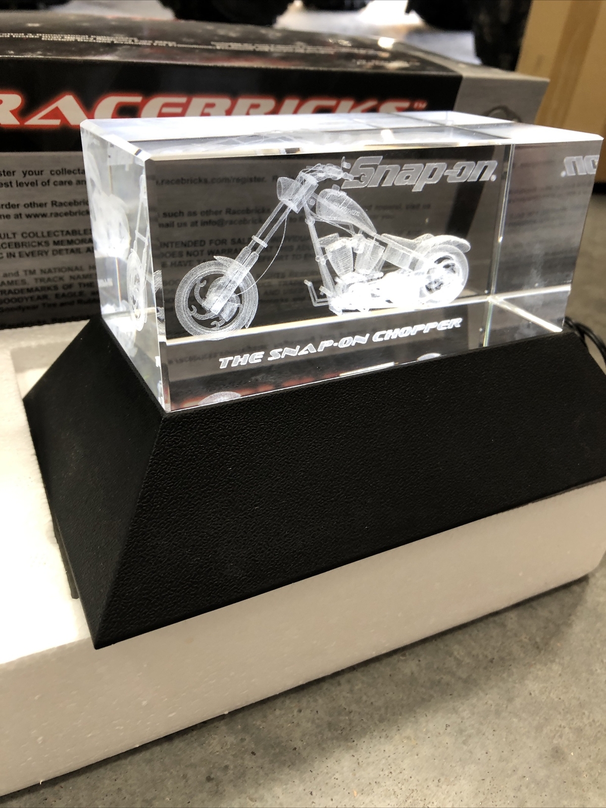 Snap On Chopper Acrylic Race Brick Snapon Tools Occ Motorcycle NIB | eBay
