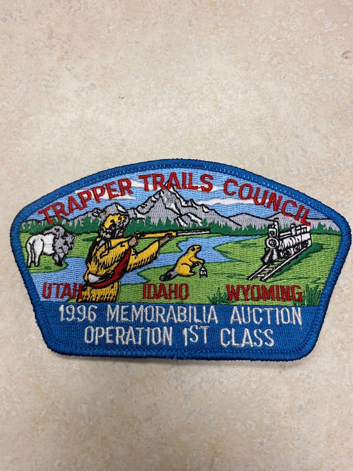 Boy Scout Trapper Trails Council 1996 Memorial Auction CSP SA-12 | eBay