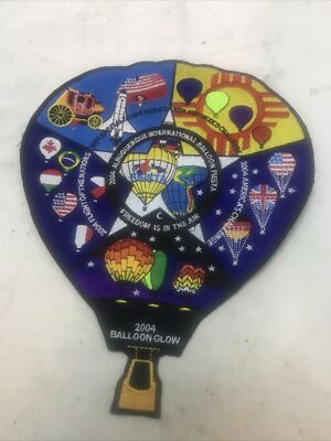 2004 Albuquerque Hot Air Balloon Fiesta patch | eBay