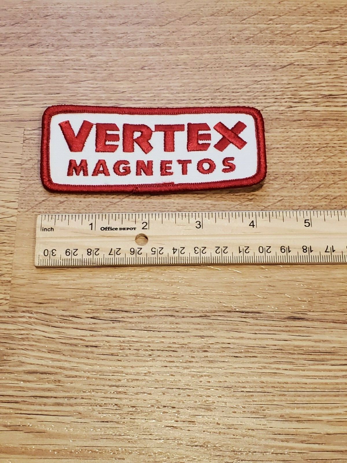 Vtg Vertex Ronco Magneto 70s Original 4" Jacket Patch Hot Rod Gasser ...