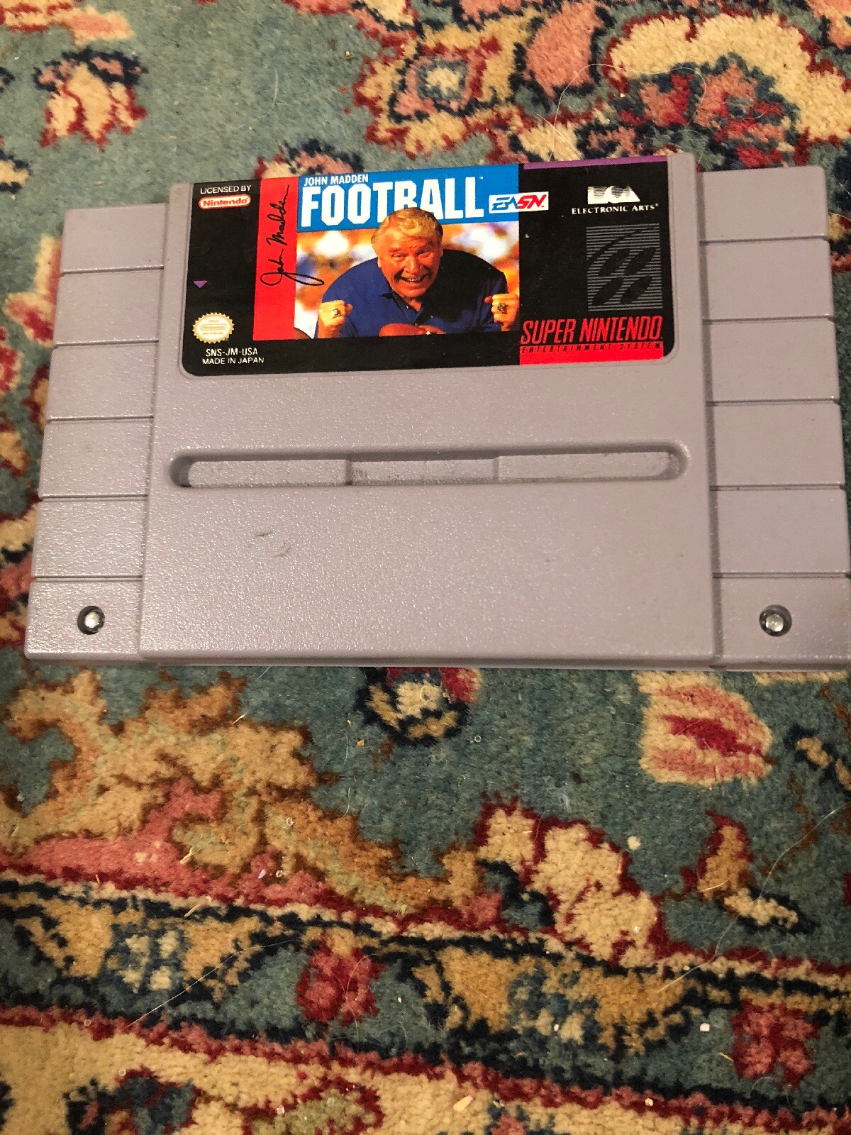 Super Nintendo SNES John Madden ESPN Football Game | eBay