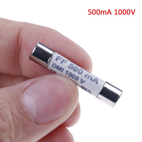 1Pc FF 0.5A 500mA 1000V dmi fuse for multimeter F15B F17B F18B 6.3x32mm ...