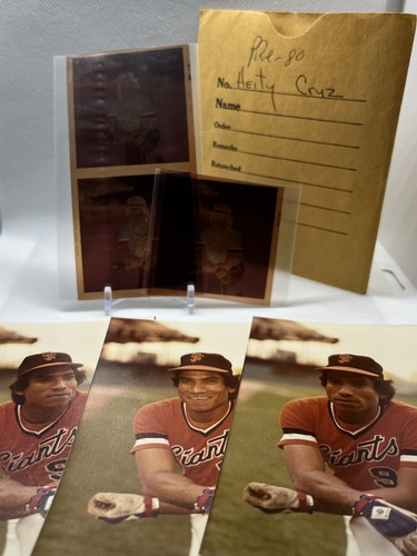Heity Cruz- Film Color Negative - 3 Photos - San Francisco Giants- Rare ...