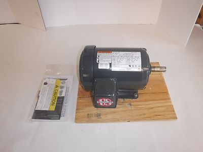 USEM 1HP General Purpose Motor, 3-Phase, 1800 Nameplate RPM, Voltage ...