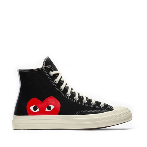 CONVERSE 150204C Unisex-Adults Comme des Garçons PLAY Chuck 70 Hi-Top ...