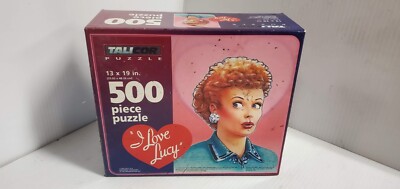 VINTAGE 2002 I LOVE LUCY PUZZLE 500 PIECE TALICOR JIGSAW PUZZLE LUCILLE ...