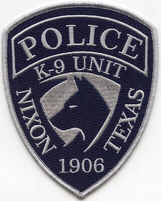 NIXON TEXAS K-9 POLICE PATCH | eBay