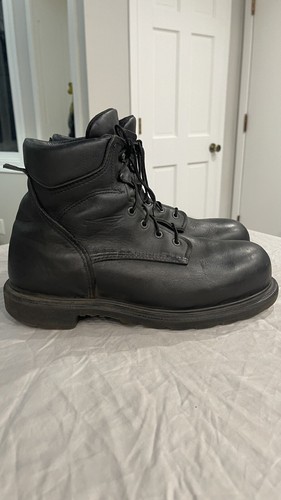 RED WING 3507 Supersole EH 6” CSA Safety Toe Black USA Leather Boots ...