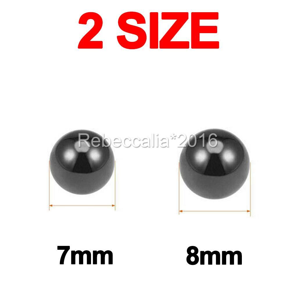 100PCS/SET Solid NBR Nitrile Rubber Round Ball φ7/8MM Oil Resistant ...