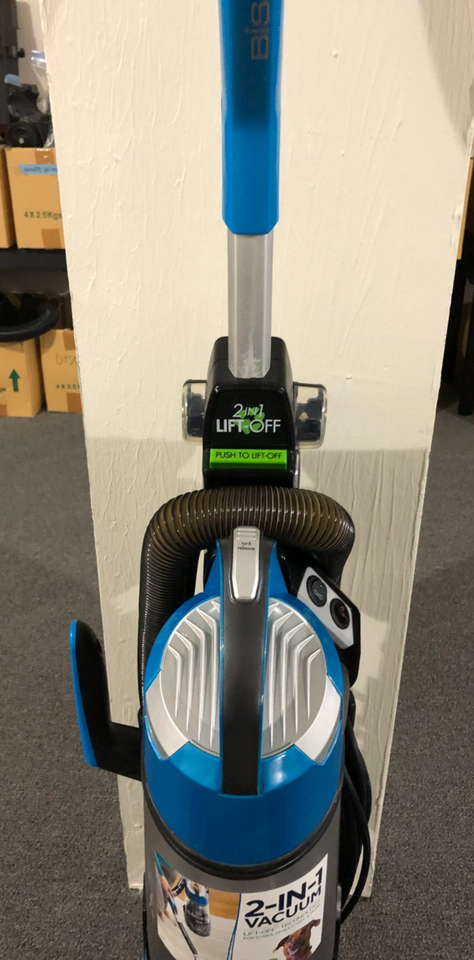 BISSELL CleanView 2043U Lift-Off Pet Upright Vacuum, Blue and Black | eBay