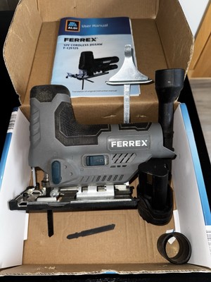 Ferrex F-CJS12S Cordless Jigsaw 12V with Battery and Accessories Used ...