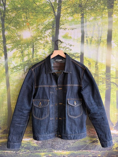Brave Star Denim Jacket M Selvedge Badlands V2 Vintage INDIGO 16 oz ...