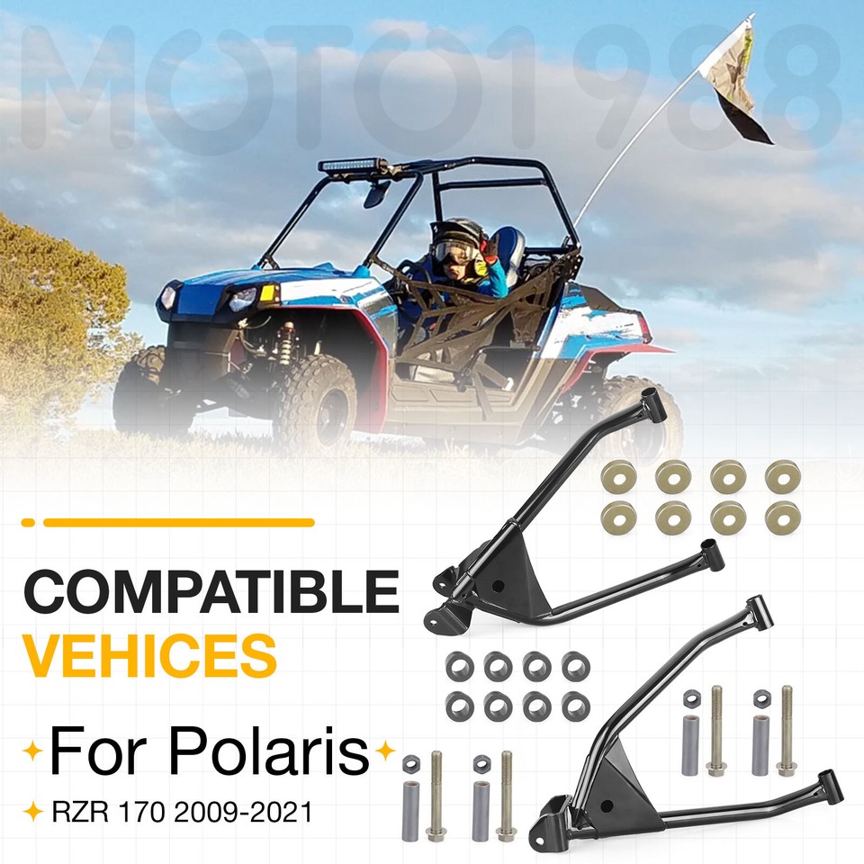 Front Left & Right Control Arm Kit For Polaris RZR 170 0454271-067 ...