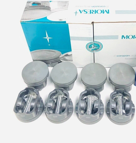 Moresa FLAT TOP Pistons Set/8 for Chevy LS 4.8L 5.3L w/PRESS-fit Pin ...