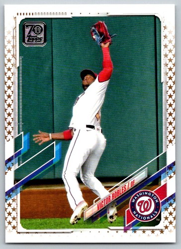 2021 SERIES 2 GOLD STAR PARALLEL VICTOR ROBLES WASHINGTON NATIONALS ...