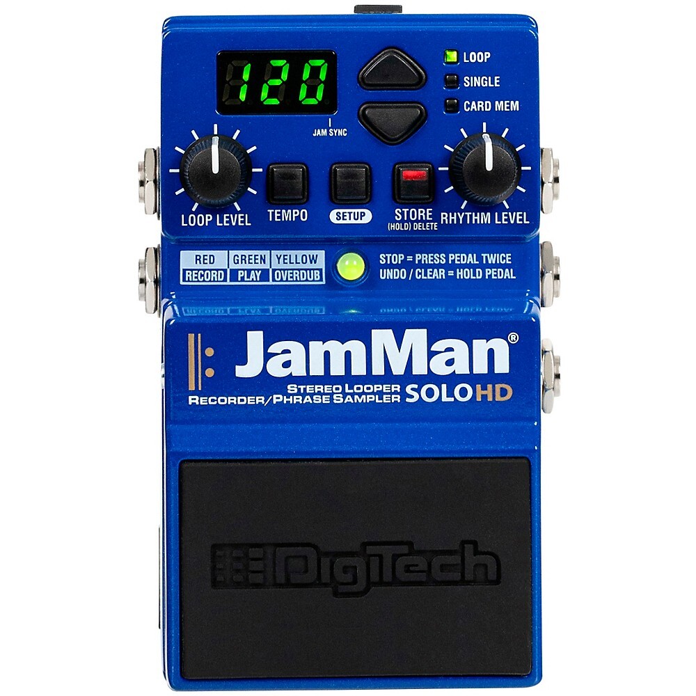 DigiTech JamMan Solo HD Stereo Looper Effects Pedal Blue | eBay