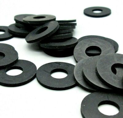 5/16" ID Rubber Flat Washers 3/4" OD Seal 1/16" Thick Gasket 5/16 x 3/4 ...