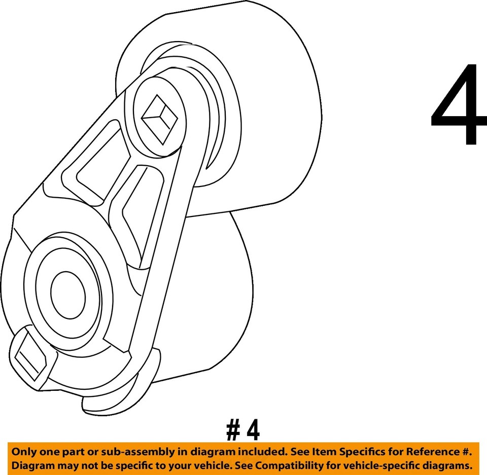 GM OEM 14-20 Escalade ESV Cooling Belts Pulleys-Belt Tensioner 12670574 ...