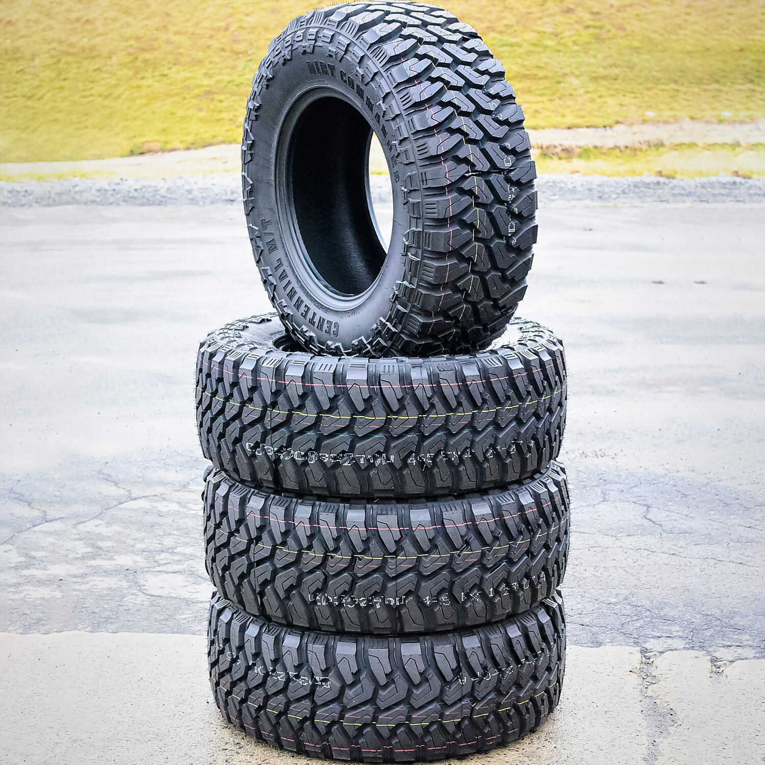 4 Tires Centennial Dirt Commander M/T LT 35X12.50R18 Load F 12 Ply MT ...