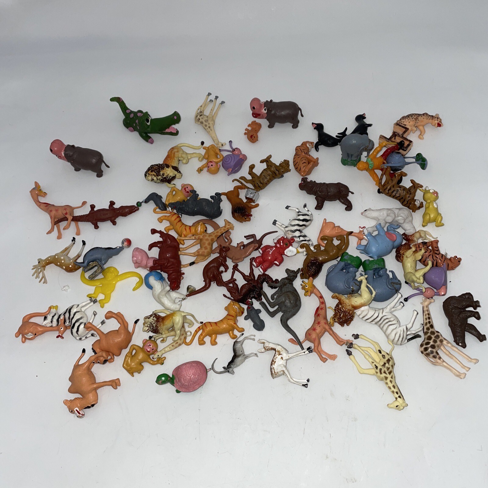 Collection Of Vintage Toy Plastic Zoo Animals | eBay
