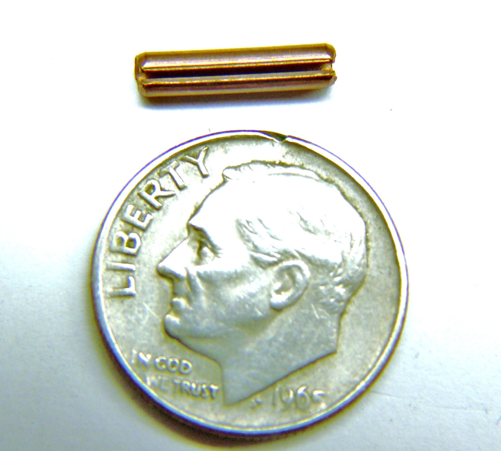 5 AIRCRAFT E3A 99-022-094-0437 NOS BRASS SPRING SPLIT PIN .094" D .437 ...