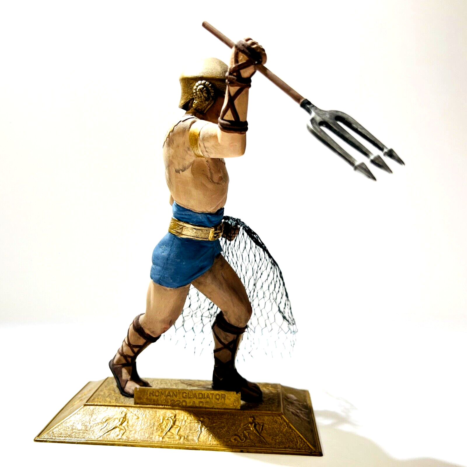 Roman Gladiator with Trident 1958 Aurora USA Rare Assembled Vintage ...