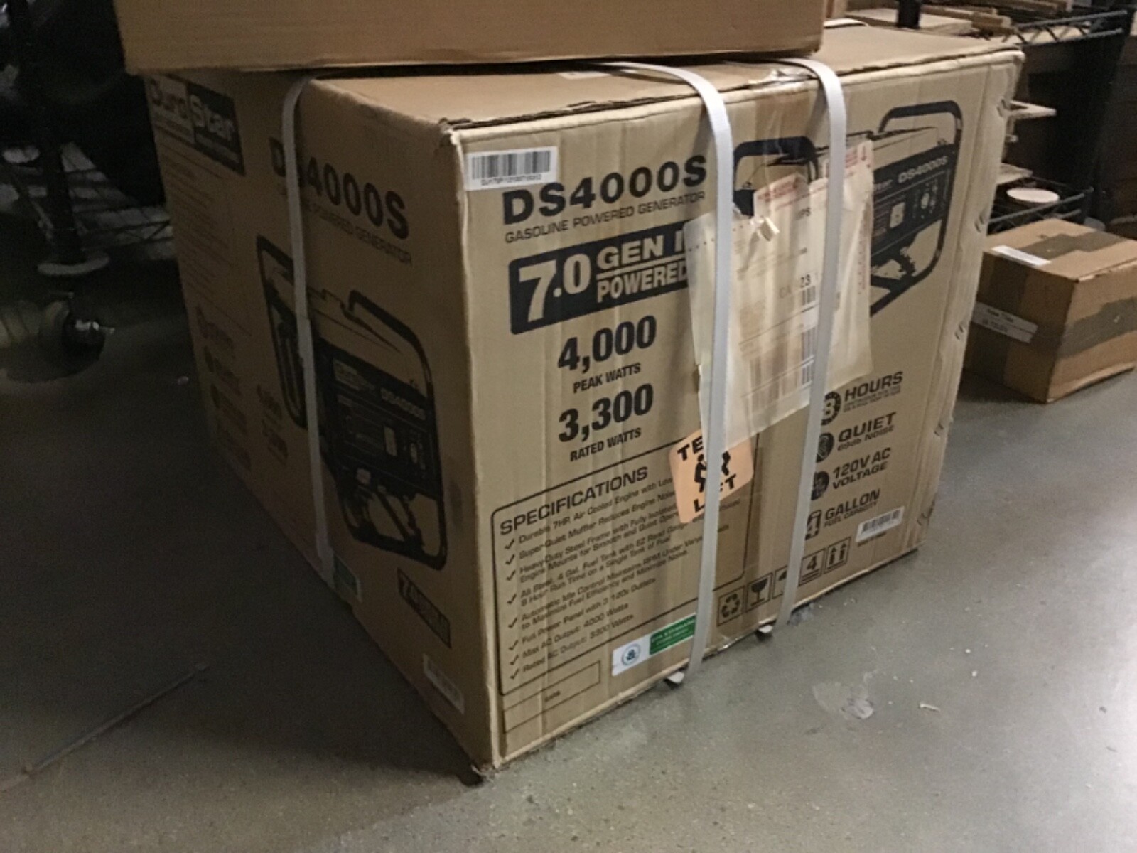 **PICK UP ONLY DuroStar DS4000S 4000-Watt 208cc Air Cooled Portable RV ...