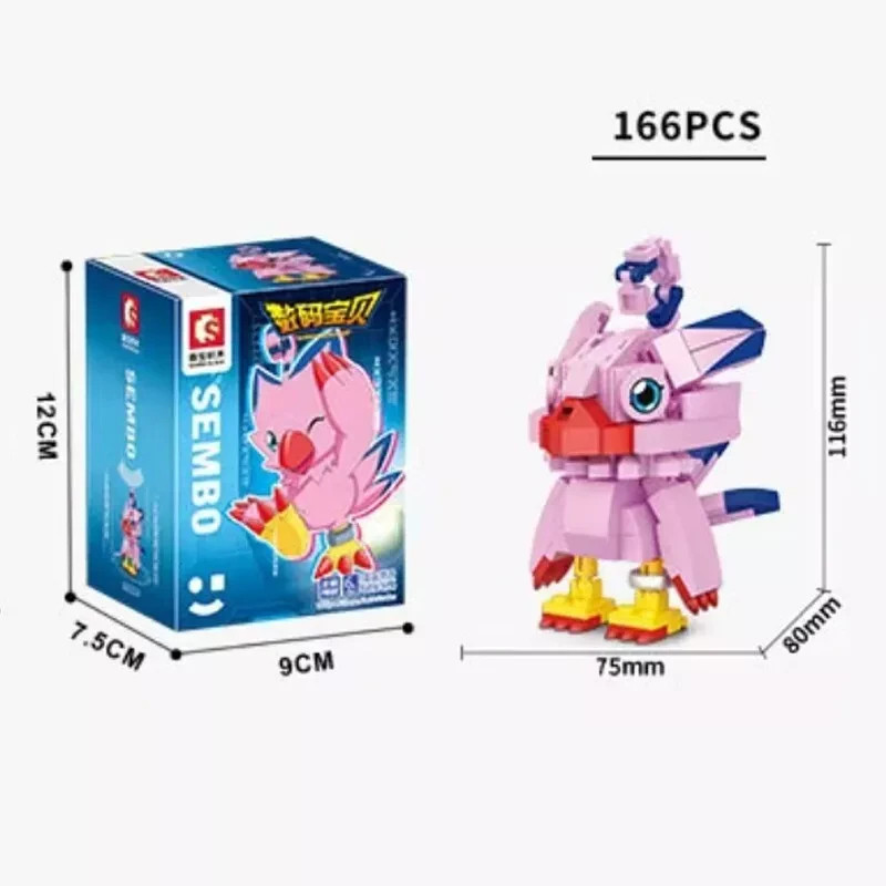 Digimon Sembo Block: Biyomon Building Blocks Figurine Anime Manga ...