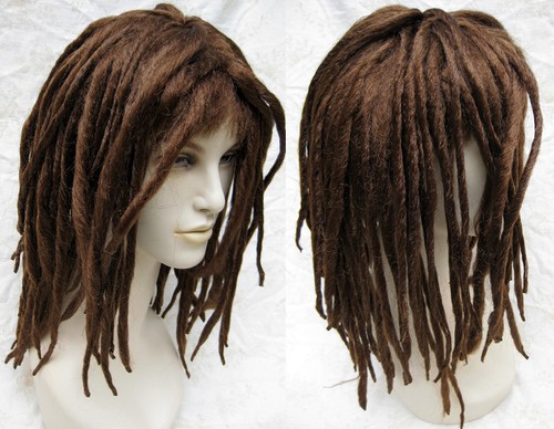*Dreadlocks Full Head Wig* Hair Falls Dreads Gothic Cosplay Rastafarian ...
