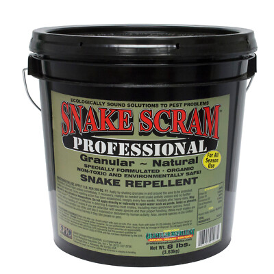 Snake Scram Professional Snake Repeller Granules ( 8 Lb ) Covers 4,800 ...