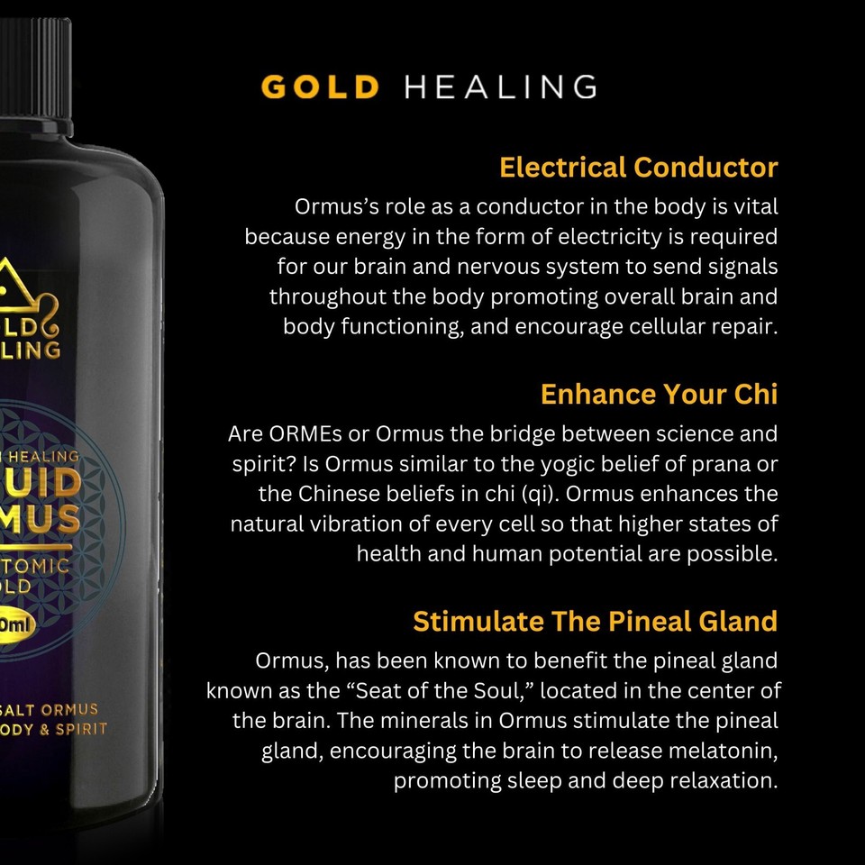 Gold Healing Monatomic Gold Ormus Liquid - 200ml, MANA, MUFKUTZ - Made in The UK | eBay UK