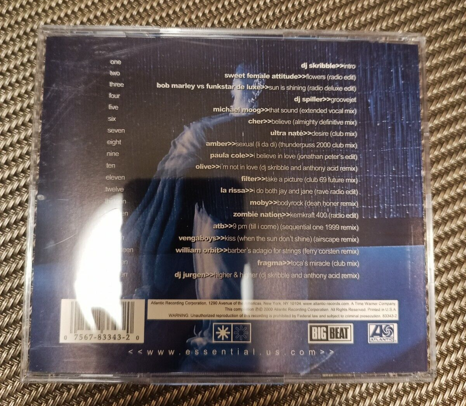 Essential Dance 2000 by DJ Skribble (CD, Sep-2000, Atlantic (Label ...