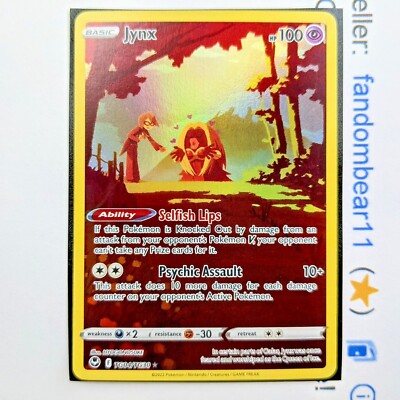 Jynx FULL ART TRAINER GALLERY CHR TG04/TG30 SWSH Silver Tempest 2022 ...