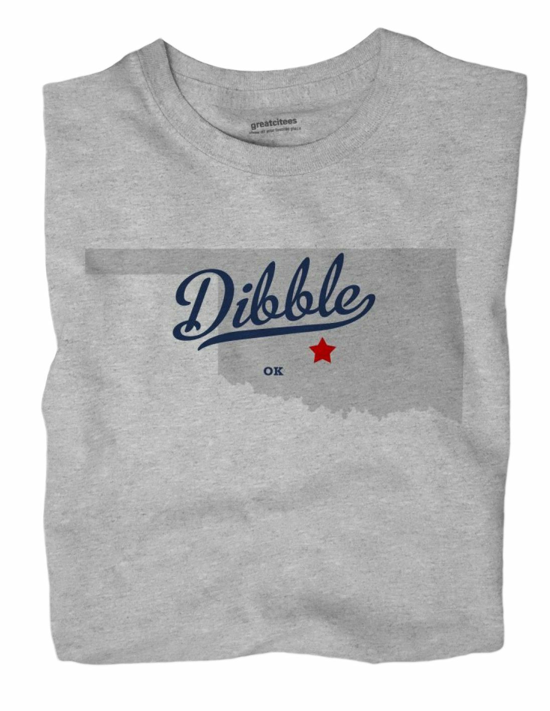 Dibble Oklahoma OK T-Shirt MAP | eBay
