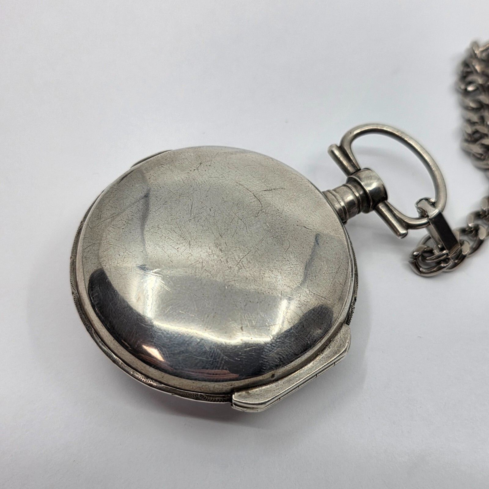 16th Century Key Wind Chain Drive Fusee Silver Pocket Watch CLEAN ...