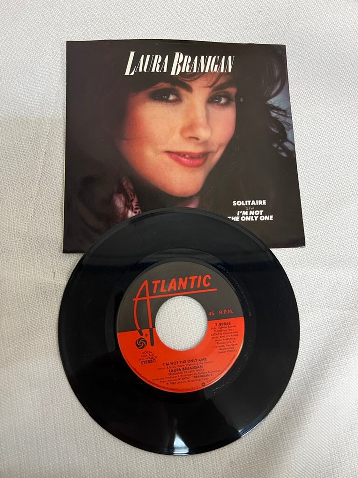 vinyl record 45 Laura Branigan Solitaire I'm Not The Only One | eBay