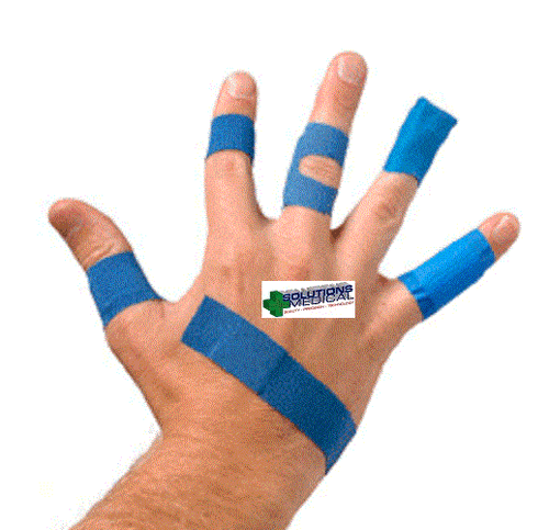 100 X Assorted Bandaids Food Safe Blue Detectable Strips Sterile ...