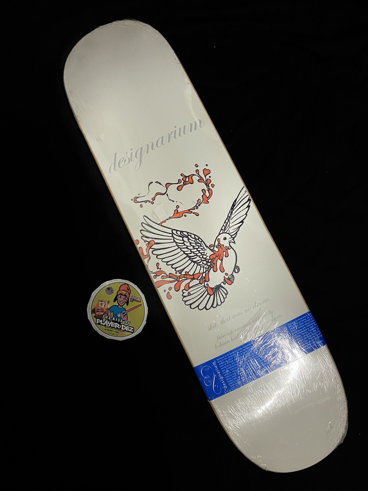 RARE Vintage Designarium Natas Kaupas Skateboard Deck White Dove | eBay