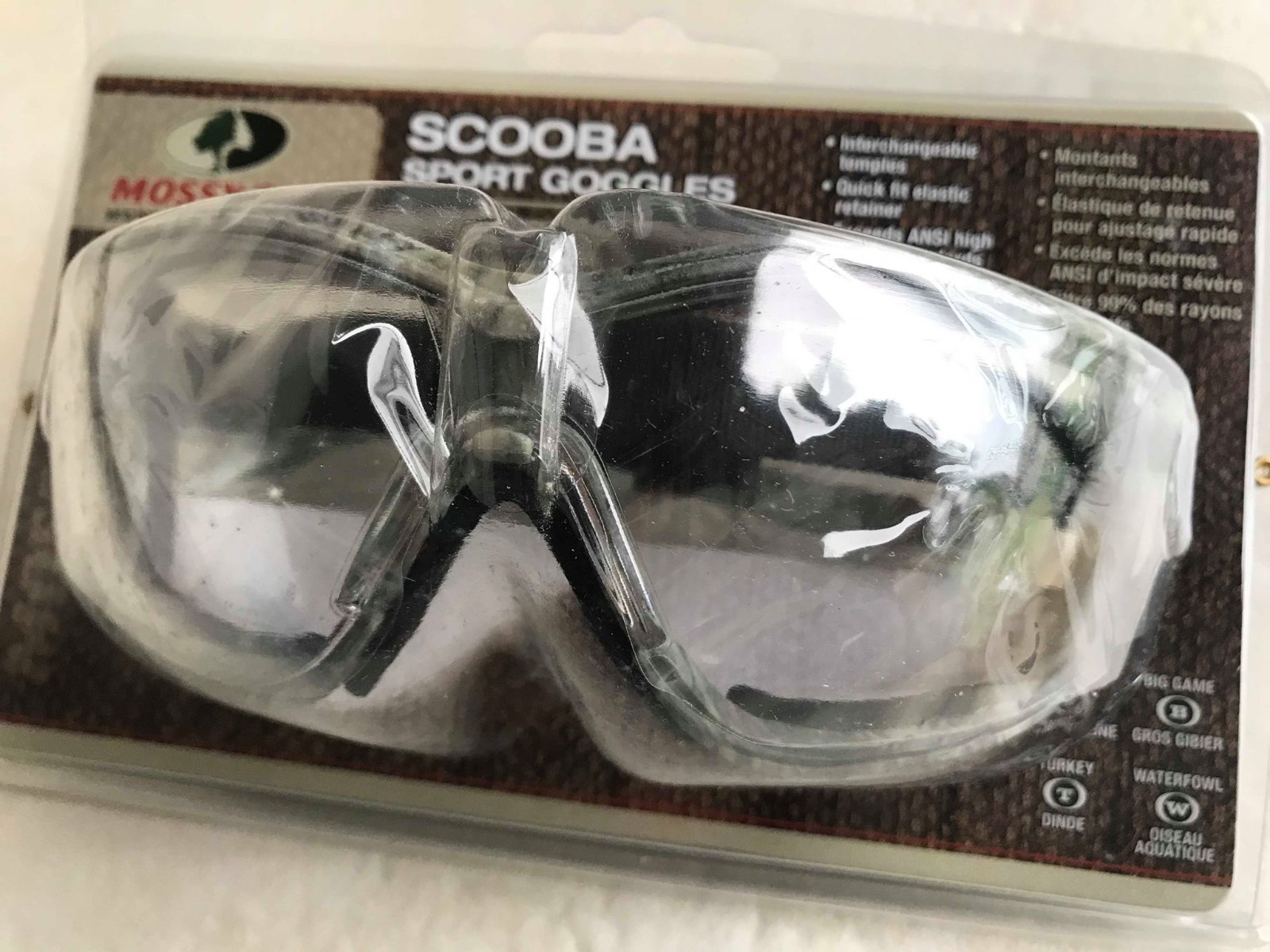 Mossy Oak Scooba Sport Goggles With Interchangeable Temples Mo-cmoc for ...
