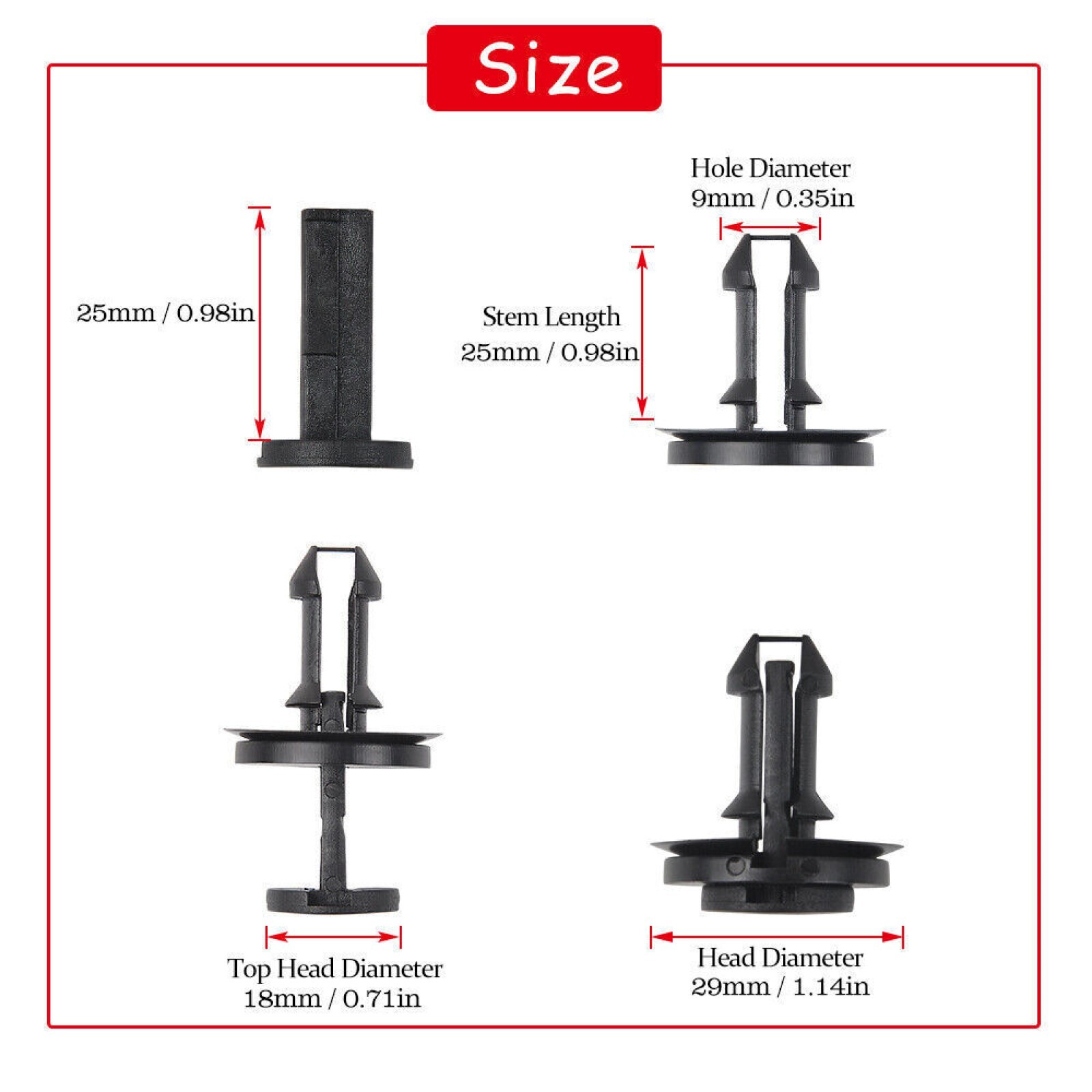 30 Air Dam Deflector Valance Front Bumper Clips For Chevy Silverado ...