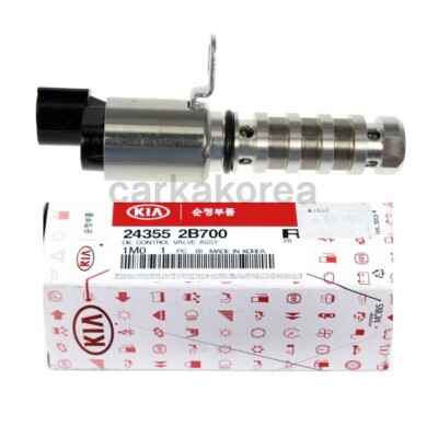 Genuine 243552B700 Oil Control Valve For HYUNDAI KIA 1.6L 2.0L 2012 ...