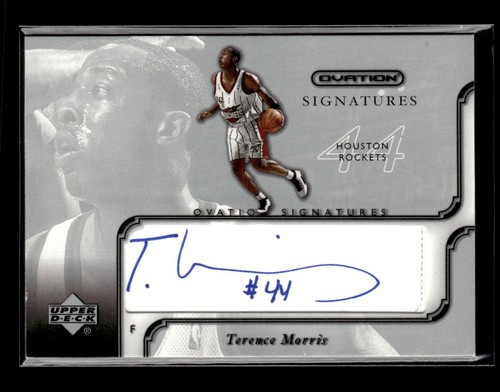 2002-03 Upper Deck Ovation #TM Terence Morris Signatures | eBay