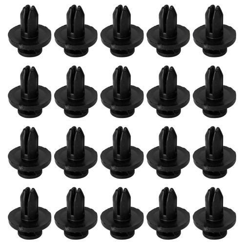 20 PACK 6MM FAIRING PANEL TRIM CLIPS SCREW IN RIVETS CLIP MOTORCYCLE ...