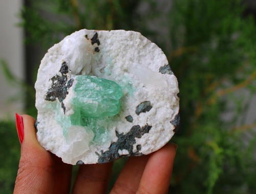 Green Apophyllite Crystals On Matrix Minerals Specimen #M50 | eBay