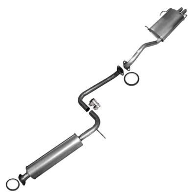 Resonator Pipe Muffler Exhaust System Kit fits: 1999-2000 Nissan Maxima ...