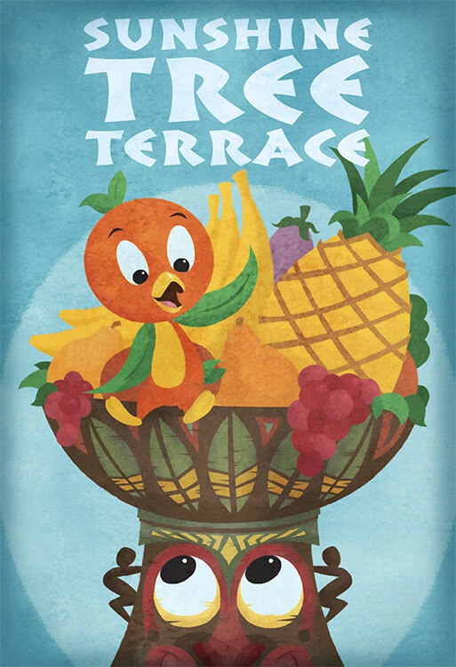 Sunshine Tree Terrace Poster
