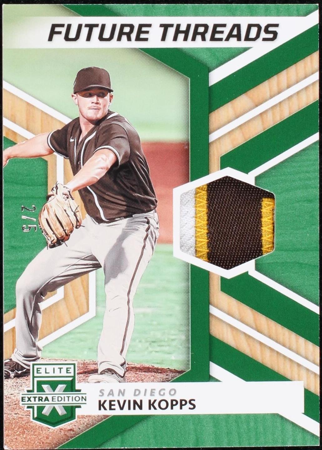 2022 Panini Elite Extra Edition - Future Threads Kevin Kopps #FT-KK ...